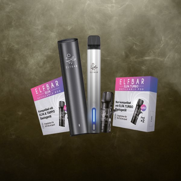 Basisgeräte & Refill Pods für ELFA & Tappo | elfagermany.de – Elfa Germany