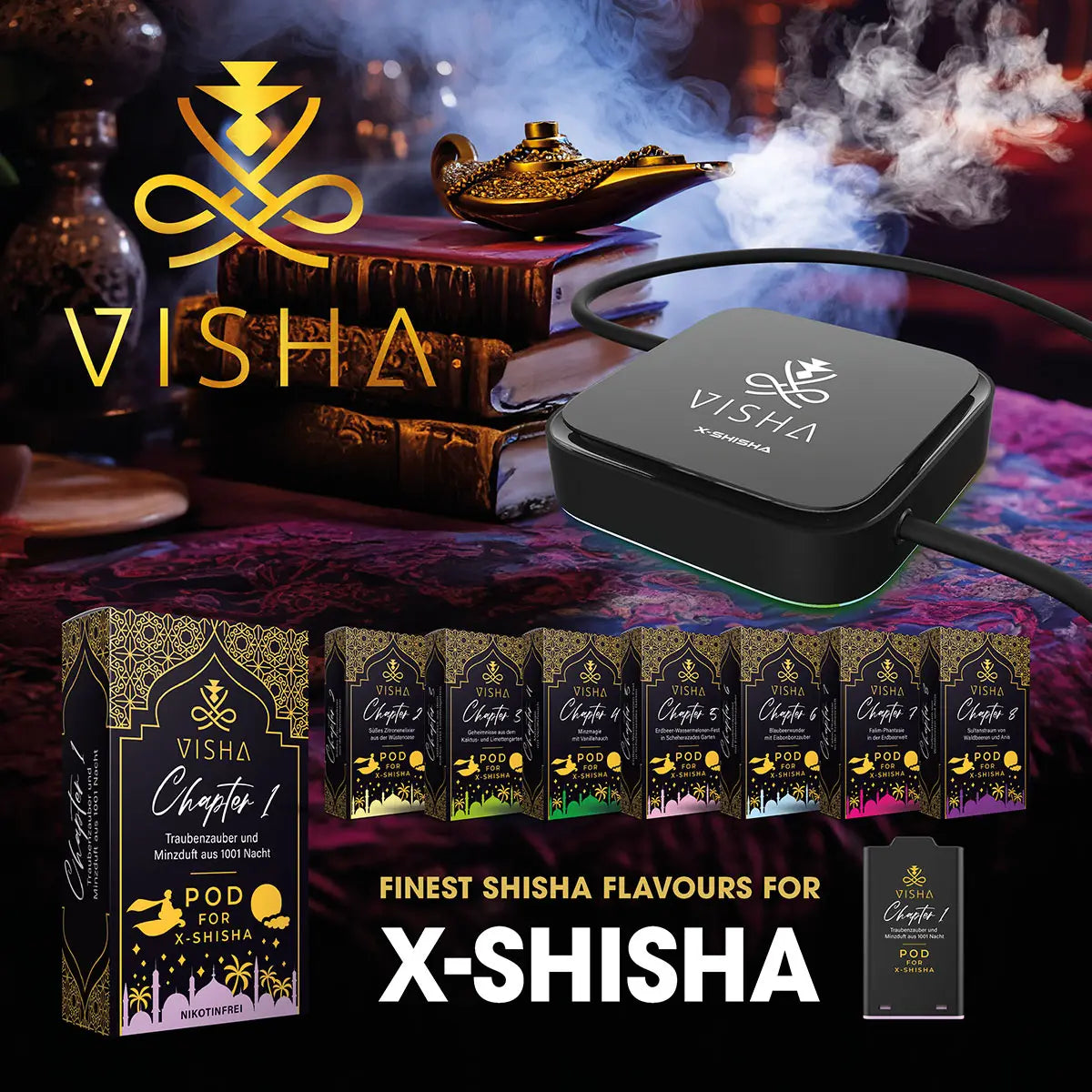 X-Bar X-Shisha - erste Shisha ohne Wasser und Kohle – Elfa Germany