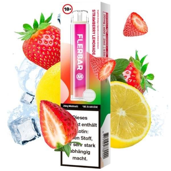 Flerbar Strawberry Lemonade 20mg – Fruchtig & Erfrischend – Elfa Germany